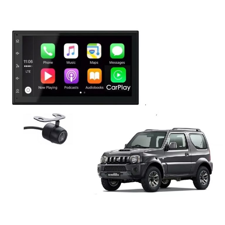 Kit Radio Carplay + Android Auto+ Cámara Jimny 2008 Al 2018 - Emark